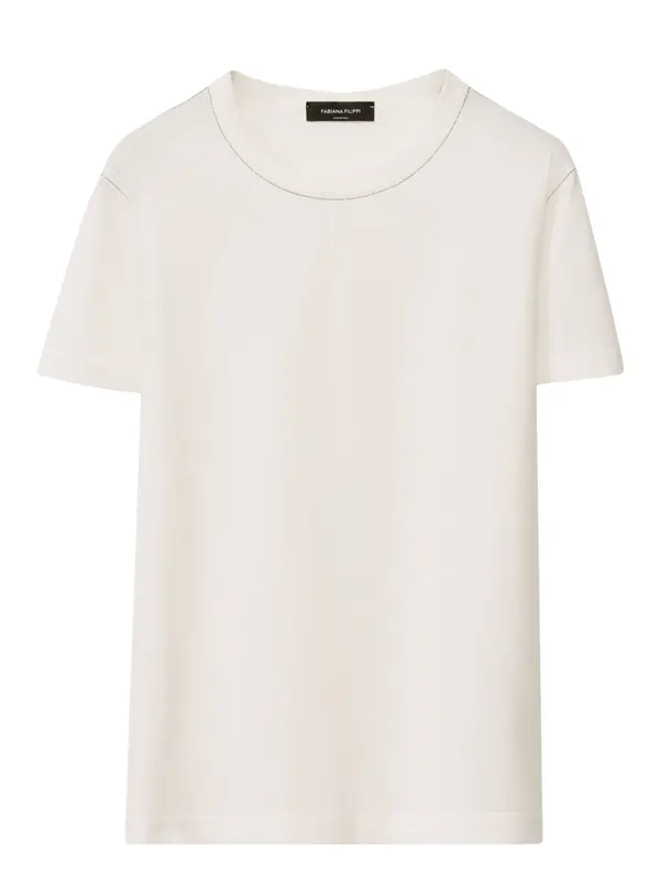 Fabiana Filippi Jersey T-shirt - White