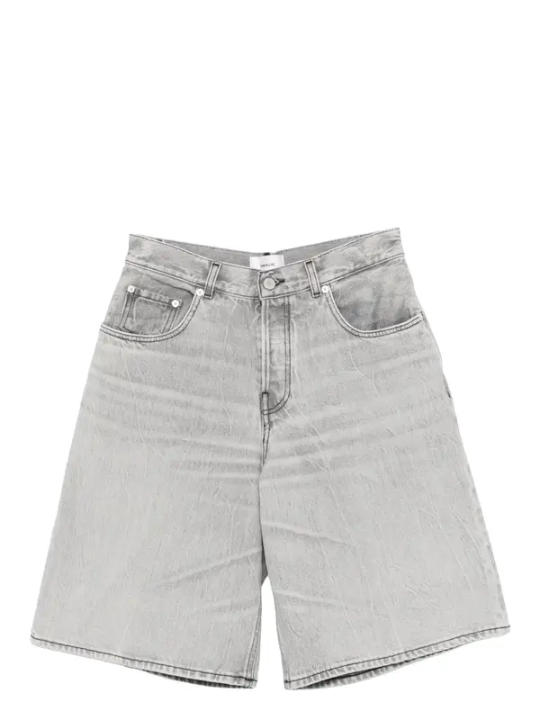 HAIKURE Becky Denim Shorts - Grey