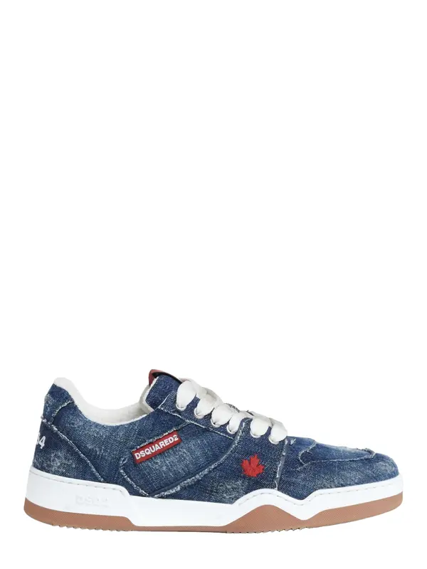 Dsquared2 Spiker Denim Sneakers - Blue