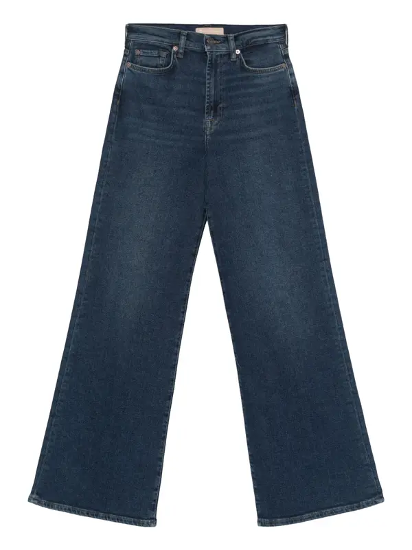 7 For All Mankind Ultra High Rise Jo Jeans - Blue