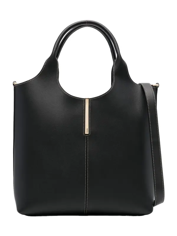 TOD'S Mini Leather Tote - Black