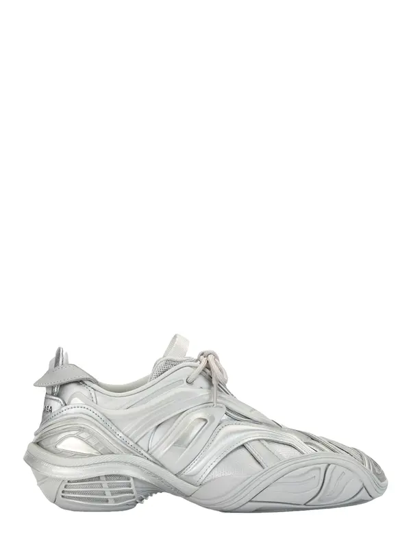 Balenciaga Metallic Low-top Sneakers - Silver