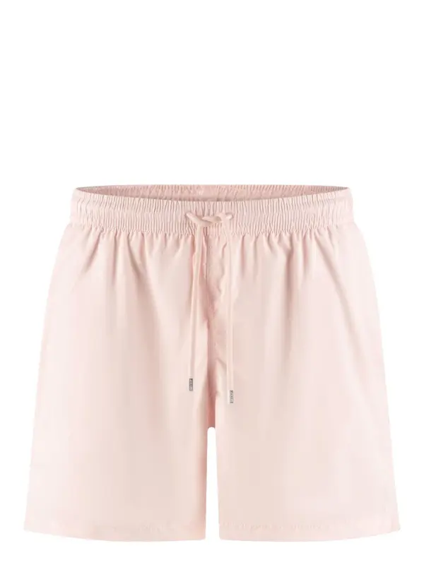 Fedeli Logo-patch Swim Shorts - Pink