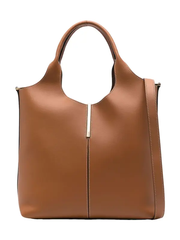 TOD'S Leather Tote Bag - Brown