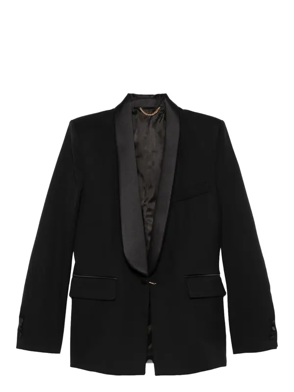Victoria Beckham Shawl-collar Blazer - Black