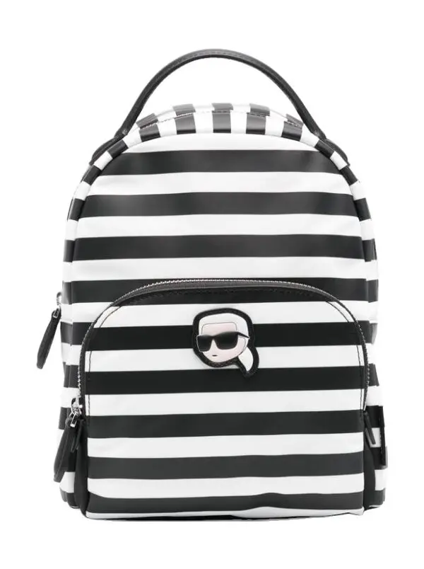 Karl Lagerfeld Small Ikon Backpack - Black
