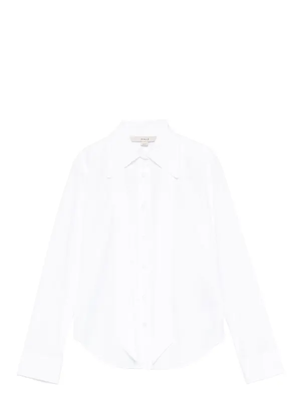 Remain Birger Christensen Tie Fitted Shirt - White