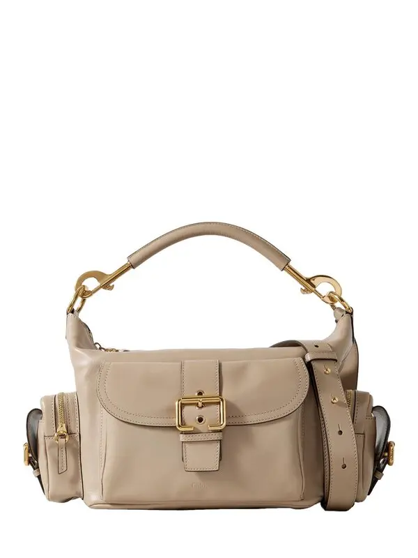 Chloé Camera Leather Shoulder Bag - Neutrals