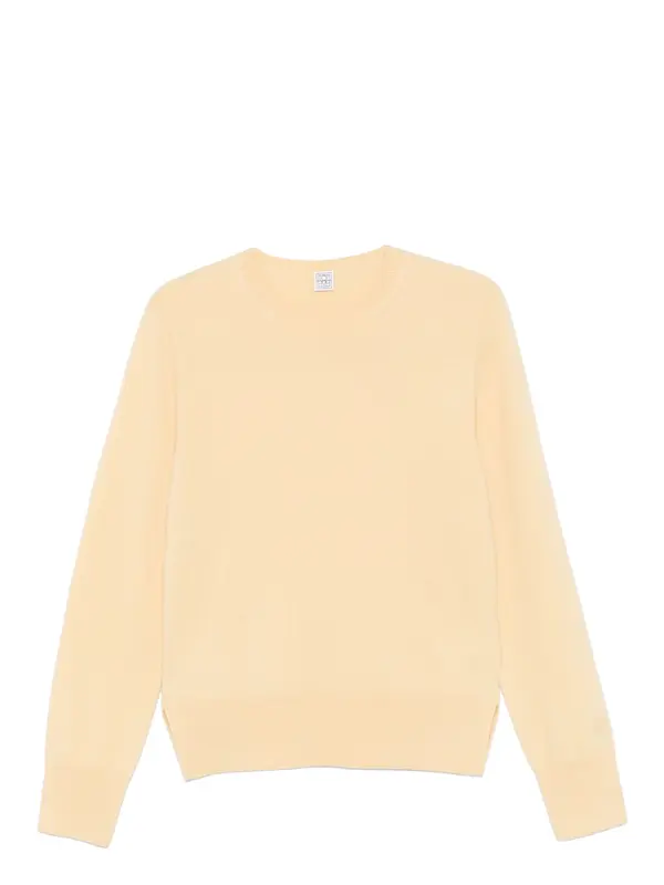 TOTEME Crew-neck Sweater - Yellow