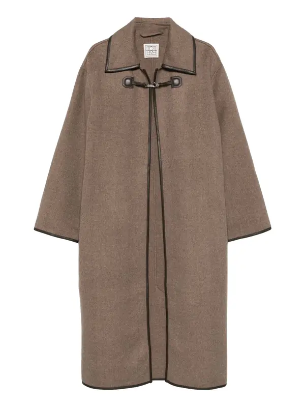 TOTEME Mélange-effect Coat - Neutrals