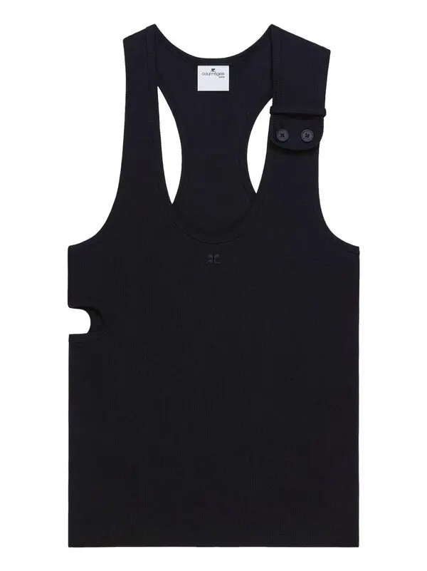 COURREGES 90's Tank Top - Black