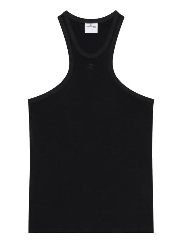 COURREGES Scuba Tank Top - Black