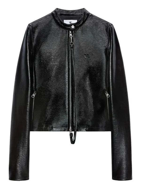 COURREGES Vinyl City Jacket - Black
