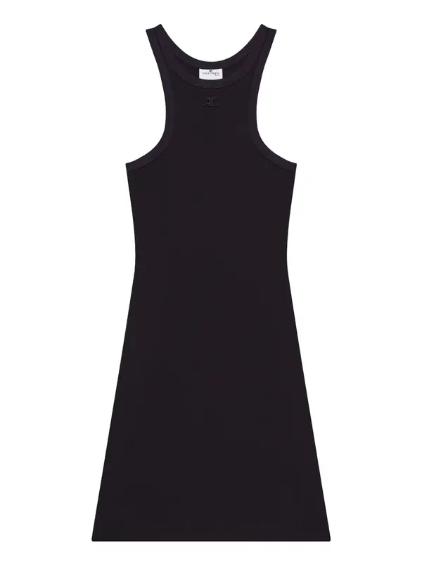 COURREGES Jersey Mini Dress - Black