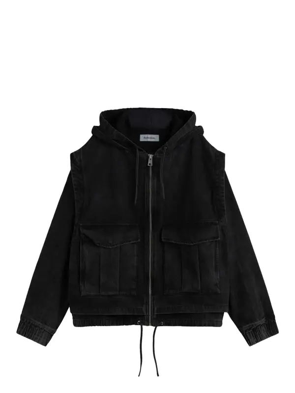 ÉTUDES STUDIO Hooded Denim Jacket - Black