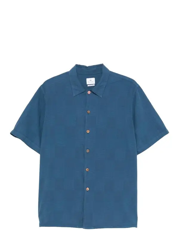 Paul Smith Textured Shirt - Blue