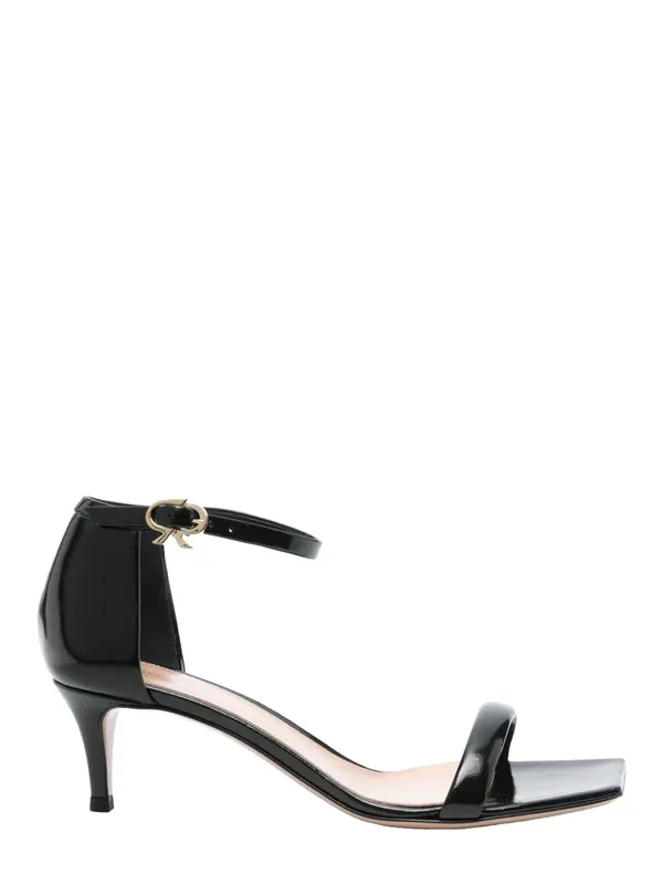 GIANVITO ROSSI 55mm Leather Sandals - Black