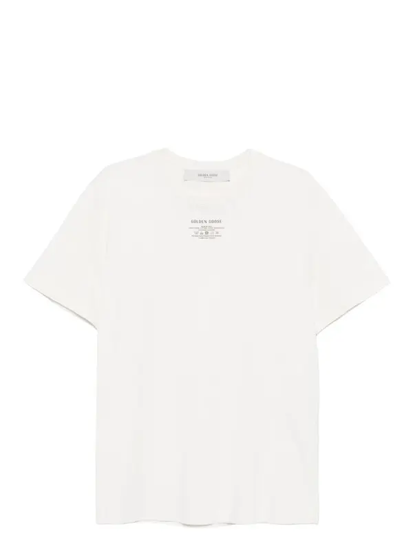 GOLDEN GOOSE Worn- T-shirt - White