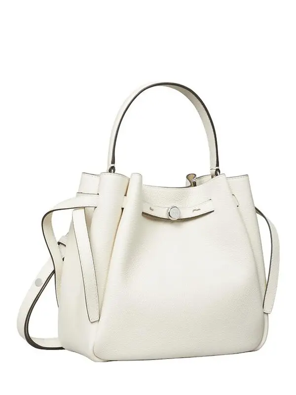 Tory Burch Romy Bucket Bag - Light Cream