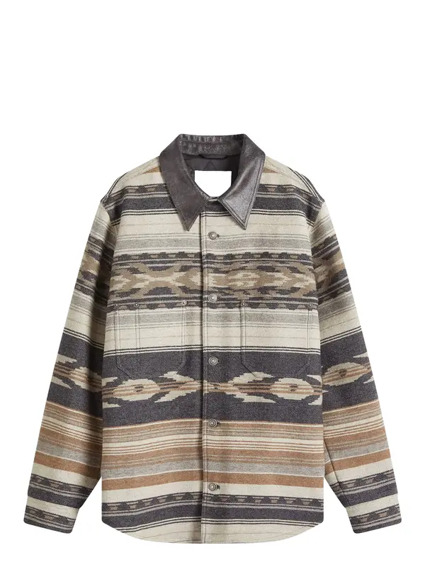 Isabel Marant Dalton Overshirt - Faded Black