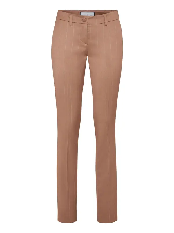 Philipp Plein Pinstripe Trousers - Brown
