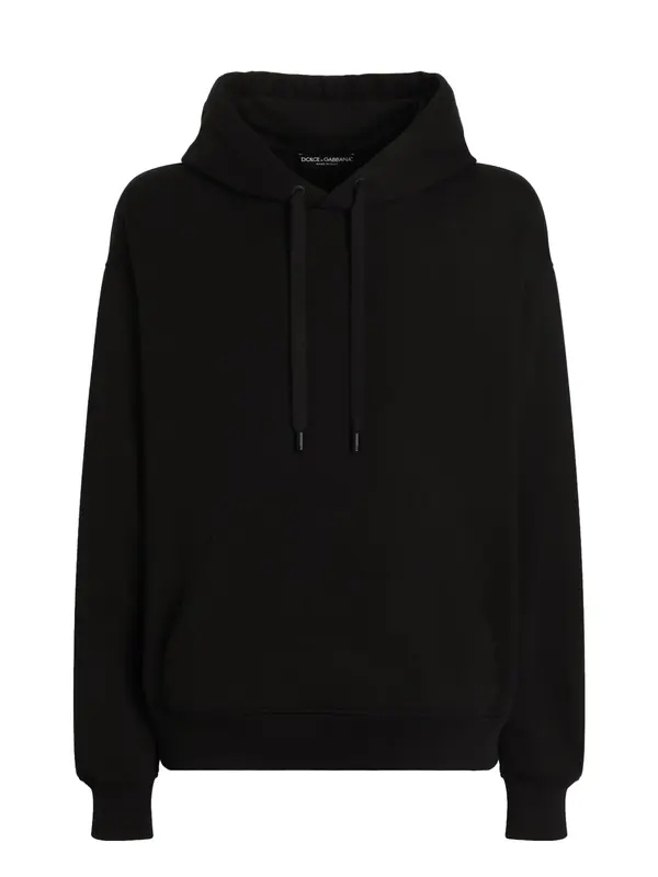Dolce & Gabbana Logo-embossed Hoodie - Black