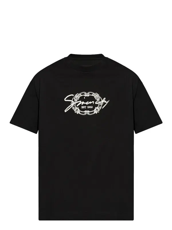Givenchy Medallion Logo Cotton T-shirt - Black