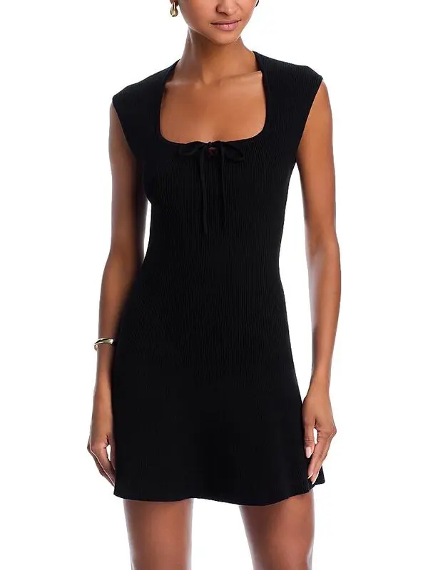 French Connection Cozy Soft Dress - Black