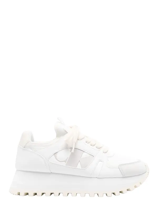 Calvin Klein Logo-patch Sneakers - White