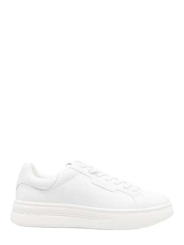 Guess Logo-debossed Sneakers - White
