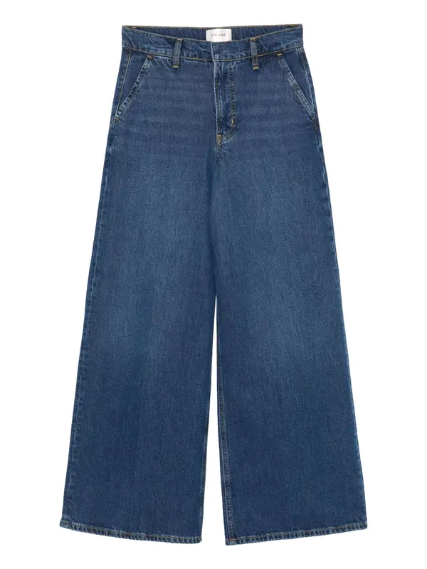 FRAME Wide-leg Jeans - Blue