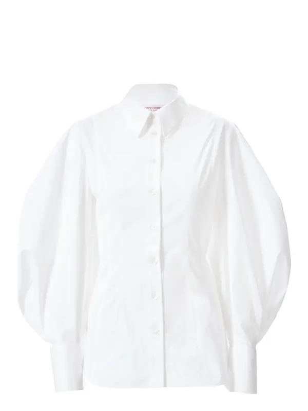 Carolina Herrera Balloon-sleeve Shirt - White