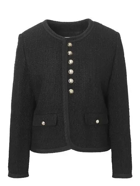 Celine Chasseur Bouclette Natte Jacket - Black