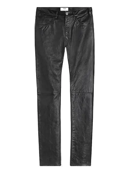 Celine Lou Soft Lambskin Jeans - Black