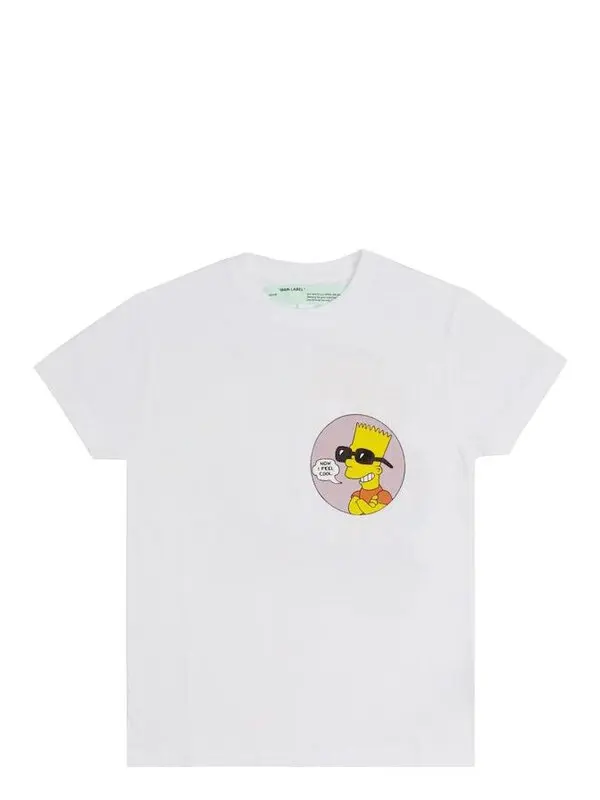 Off-White Off Bart Public Enemy T-shirt - White