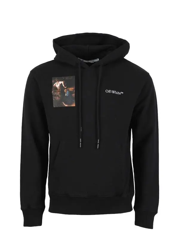 Off-White Caravaggio Lute Slim Hoodie - Black/white
