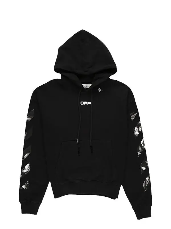 Off-White Caravaggio Square Over Hoodie - Black
