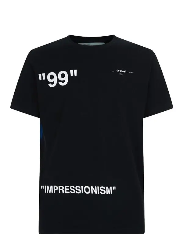 Off-White Ice Graphic Print T-shirt - Black