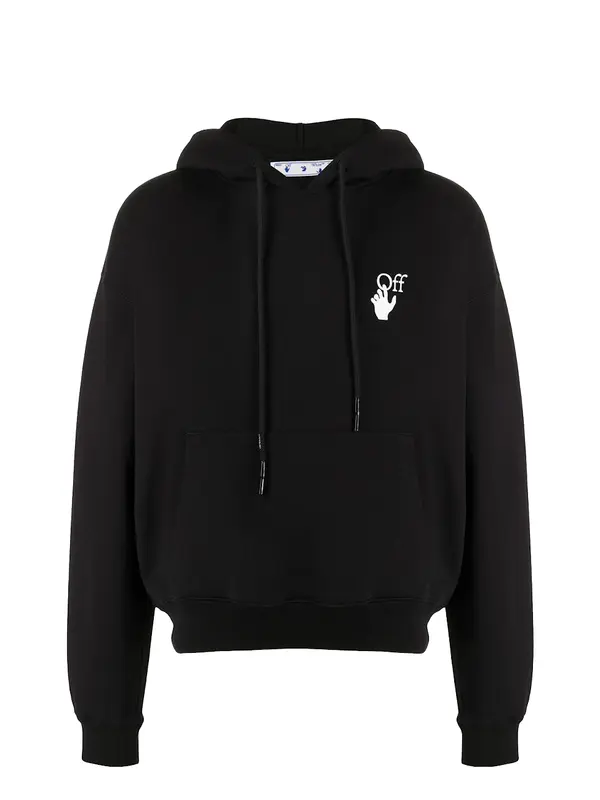 Off-White Slim Fit Pascal Arrow Hoodie - Black/white