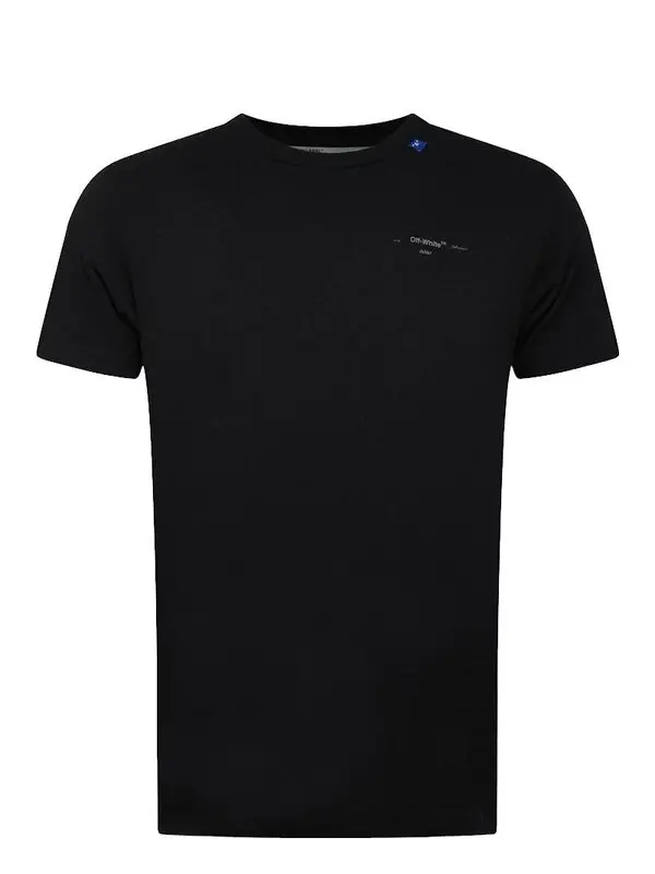 Off-White Slim Fit Backbone T-shirt - Black/silver