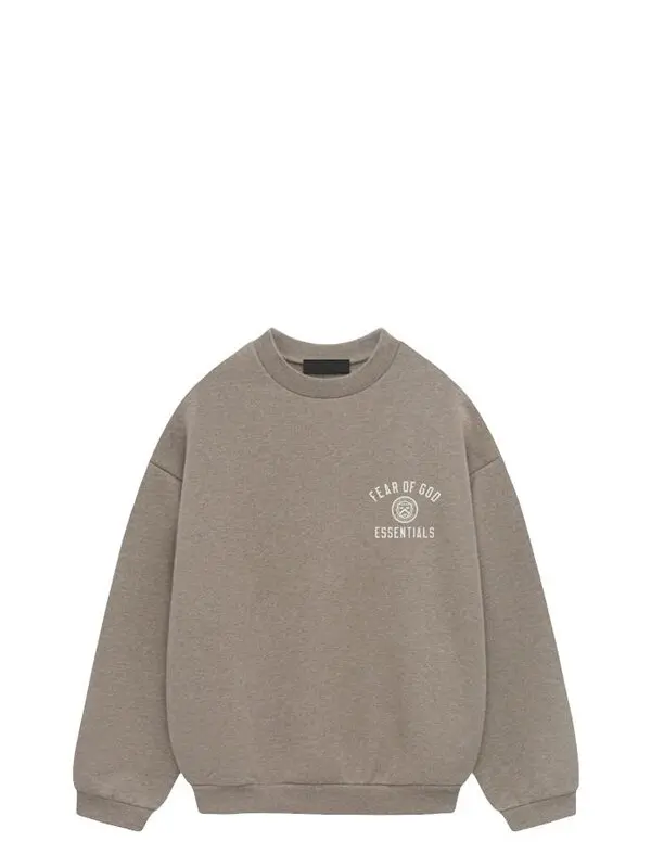 Fear Of God Essentials Fleece Crewneck Sweatshirt - Heather Gray