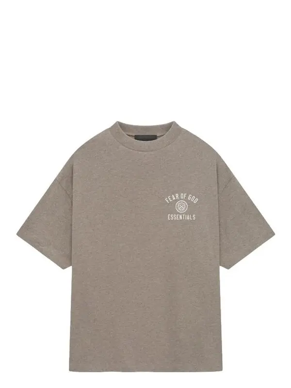 Fear Of God Essentials Jersey Crewneck Sweatshirt Tee Shirt - Heather Gray