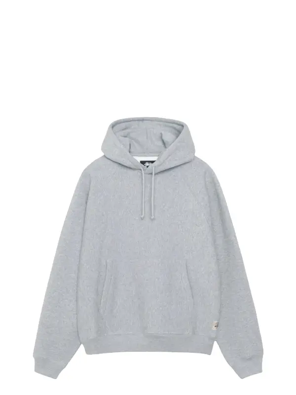 StÜssy Fleece Raglan Zip Hoodie - Grey Heather