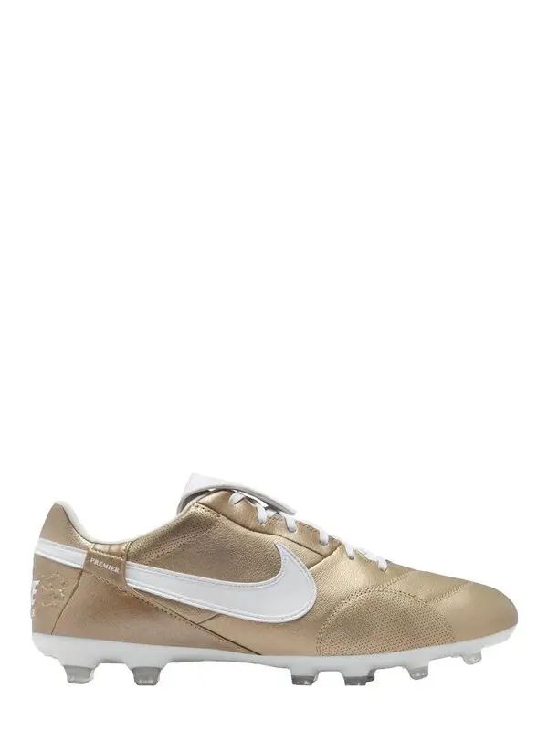 Nike Premier 3 Fg - Metallic Gold Grain/white