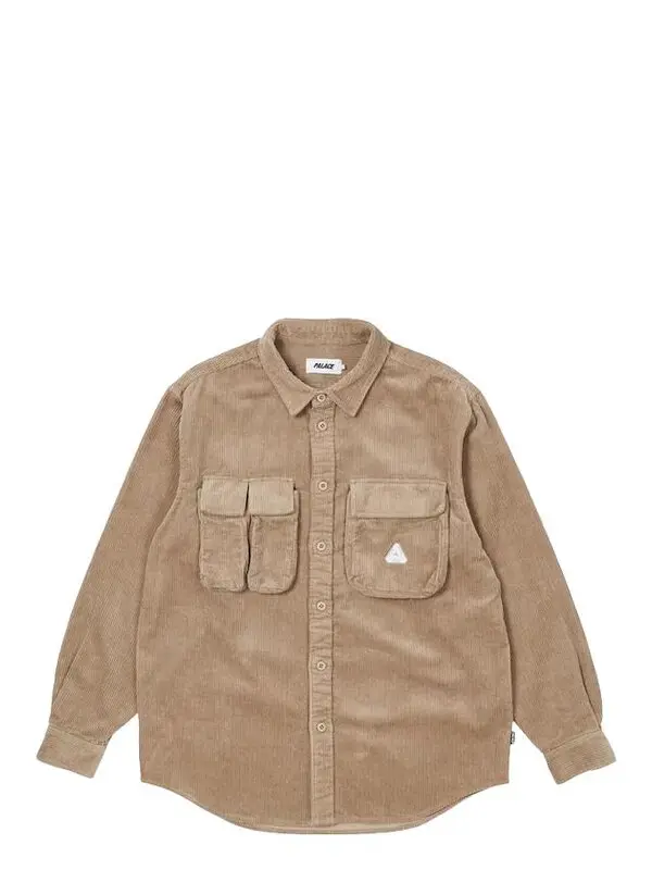 PALACE Cargo Cord Shirt - Stone
