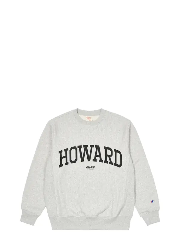 PALACE Champion Shop Howard Crew - Grey Marl