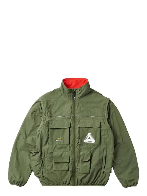 PALACE Cordura Rs Zip Off Jacket - Olive