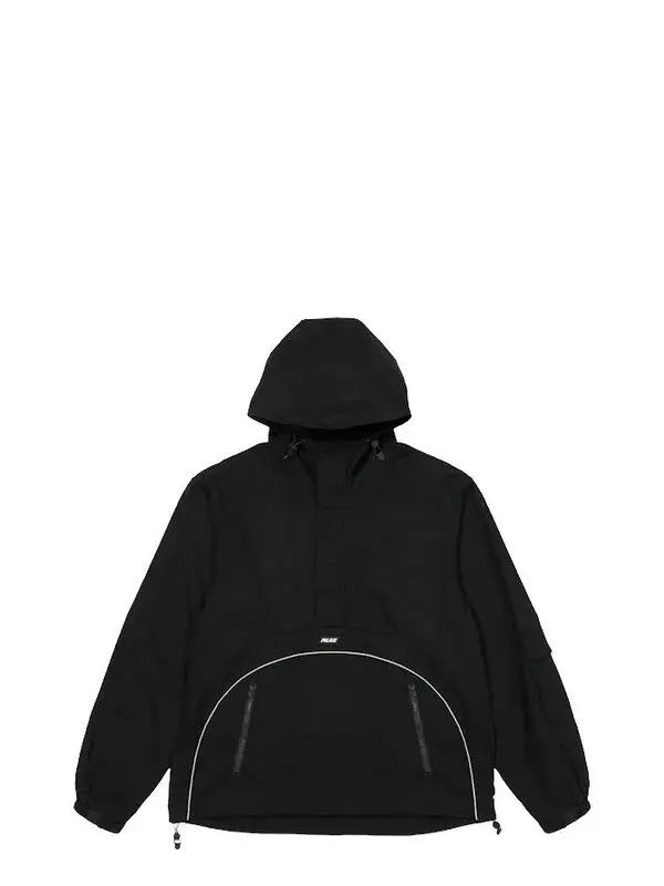PALACE Deflector 1/2 Zip Jacket - Black