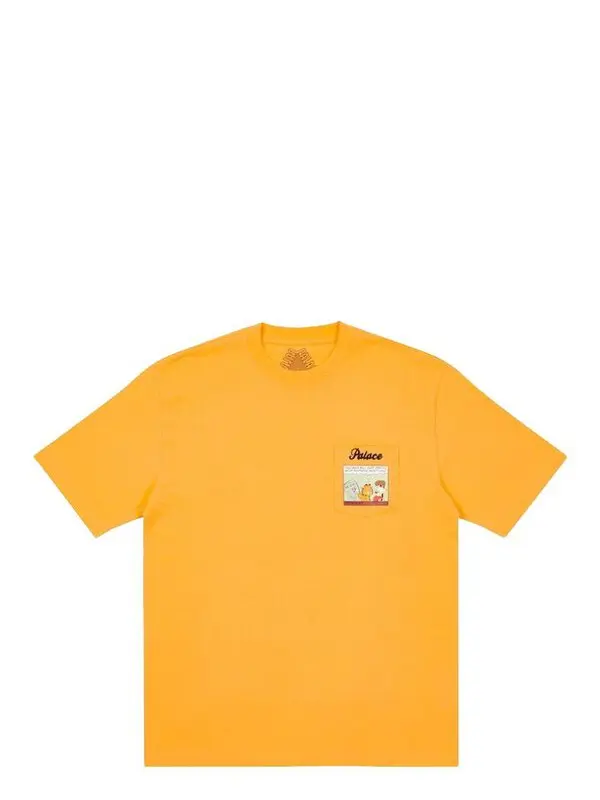 PALACE Garfield Pocket T-shirt - Light Orange
