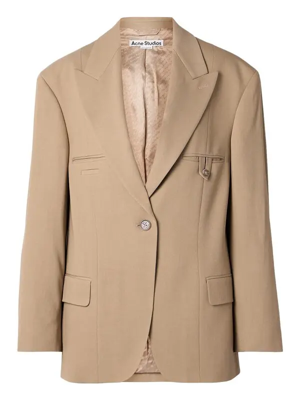 Acne Studios Twill Blazer - Brown